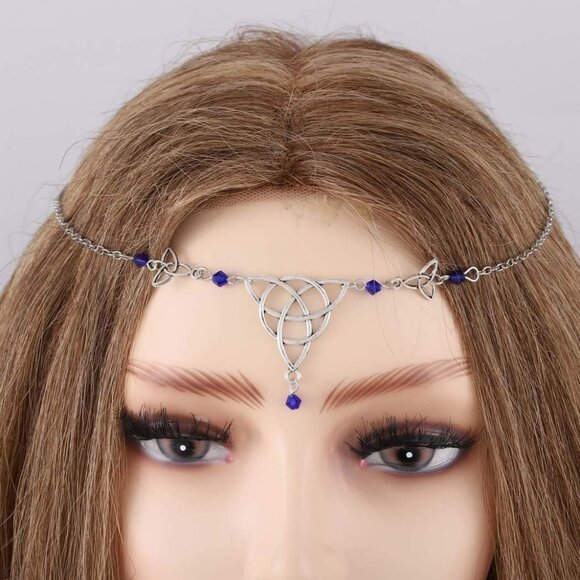 Accessories | Religion Retro Head Chain Wizard Magic Headpiece Crystal ...